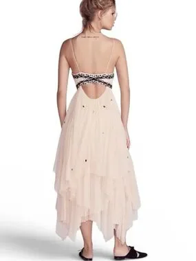 Free People | Dresses | Free People Wildflower Festival Chic Bead ...